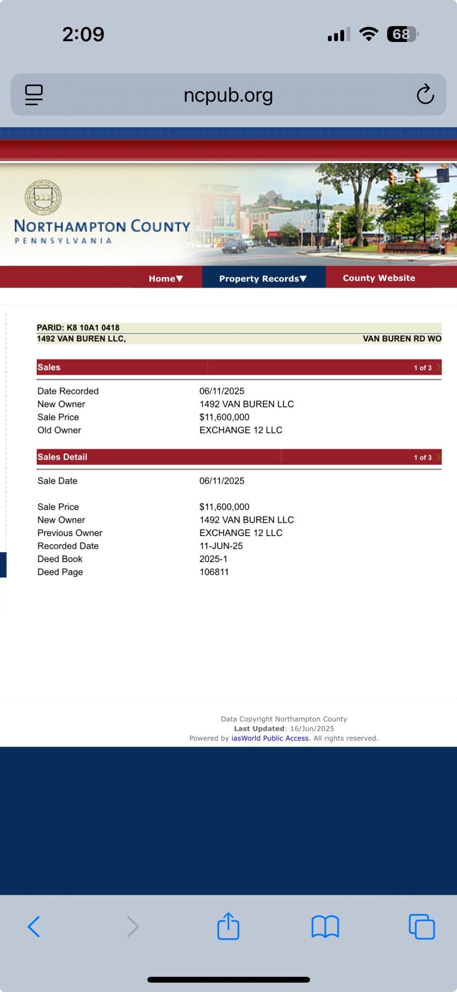 Van Buren Road Property in Palmer Township, Proposed Site of Housing ...