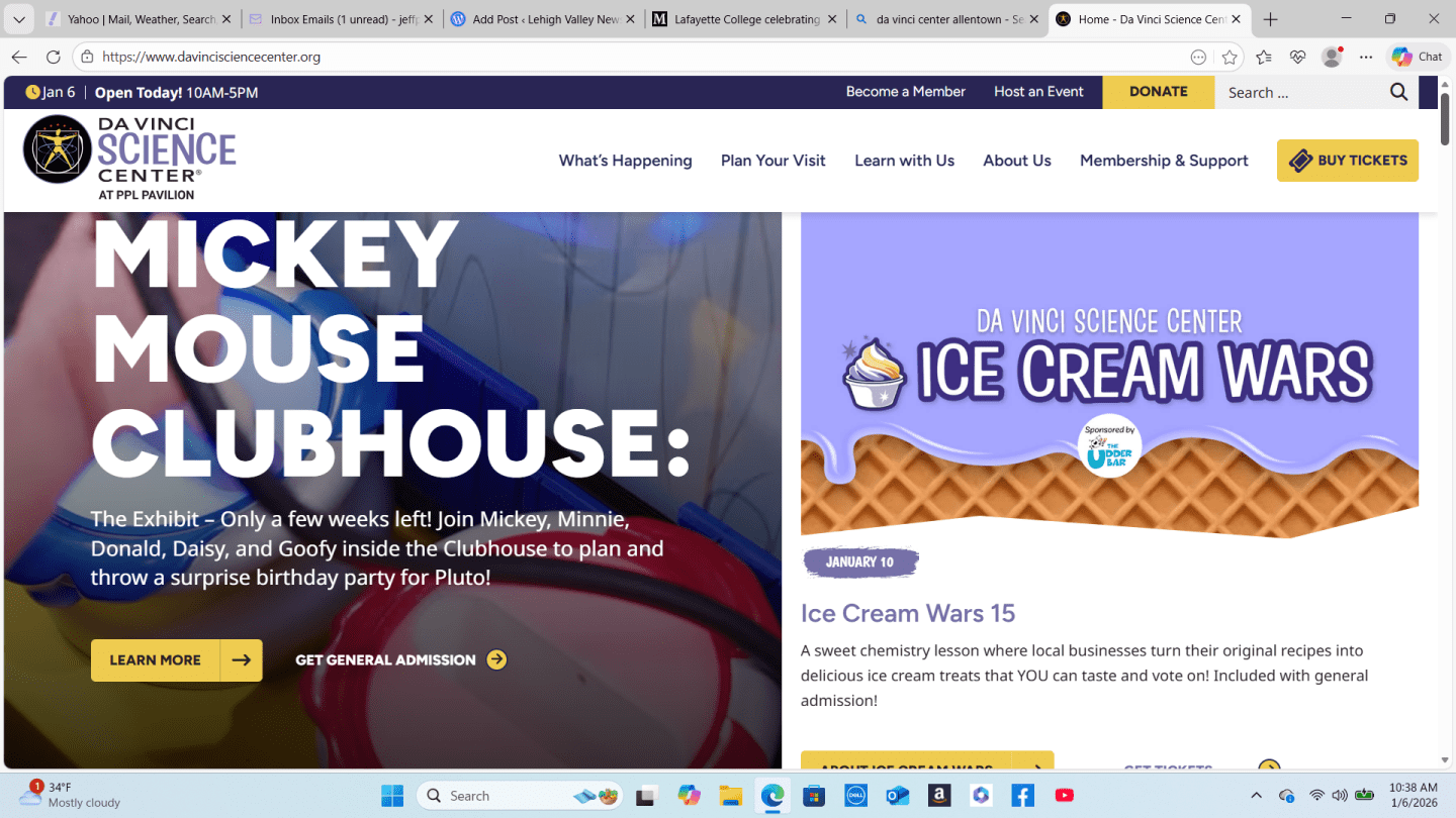 The Da Vinci Center: My Readers Write Too – Lehigh Valley News Briefs